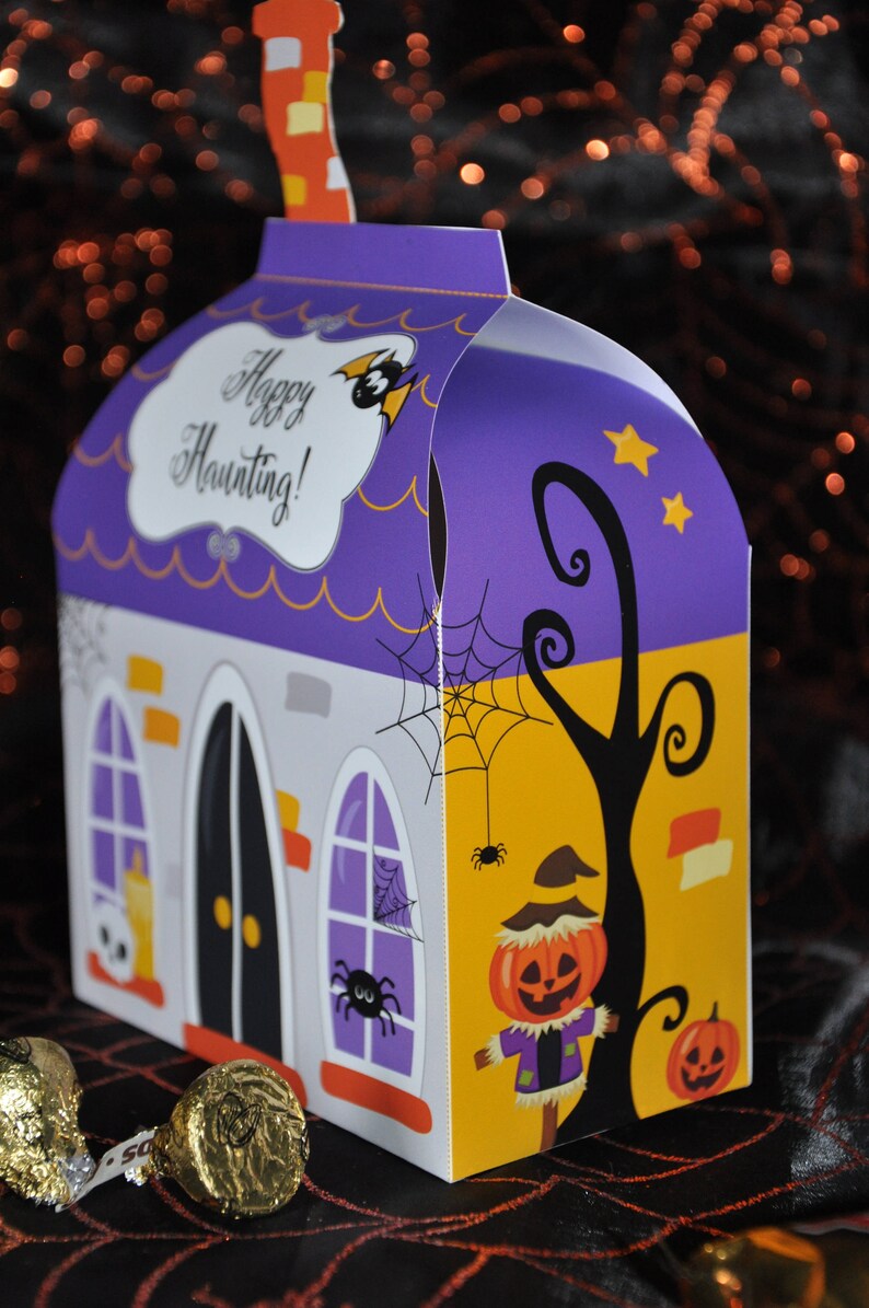 Halloween Treat Box / Haunted Mansion Candy Box / Halloween - Etsy ...
