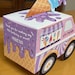 Ice Cream Truck Printable Favor Box / DIY Ice Cream Party - Etsy