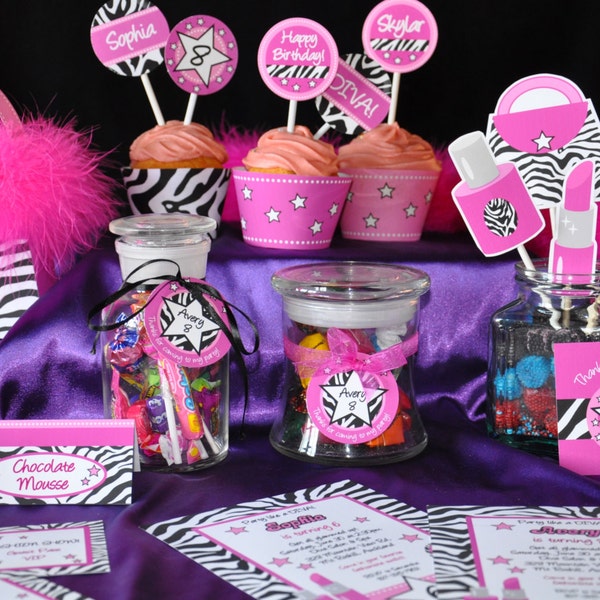 Hot Pink Zebra Print - Etsy