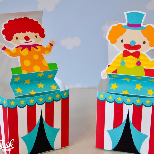 Clown in the Box - Etsy