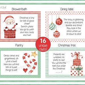 Christmas Surprise Trip Reveal Scavenger Hunt Boarding Pass, Surprise ...