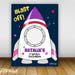 Outer Space Party Printable Photo Booth Frame / Rocket Party - Etsy