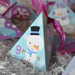 Christmas Advent Calendar Gift Box / Christmas Advent Box / Christmas ...