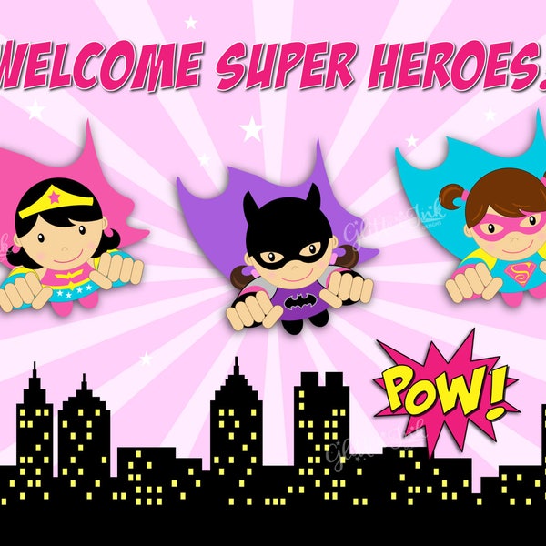 Super Hero Backdrop - Etsy