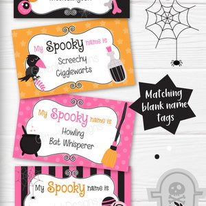 What's Your Spooky Halloween Name Game / Spooktacular Printable Sign ...