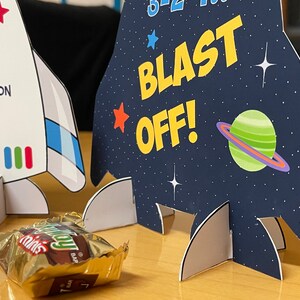 Outer Space Party Printable Invitation / Astronaut Birthday Standing ...