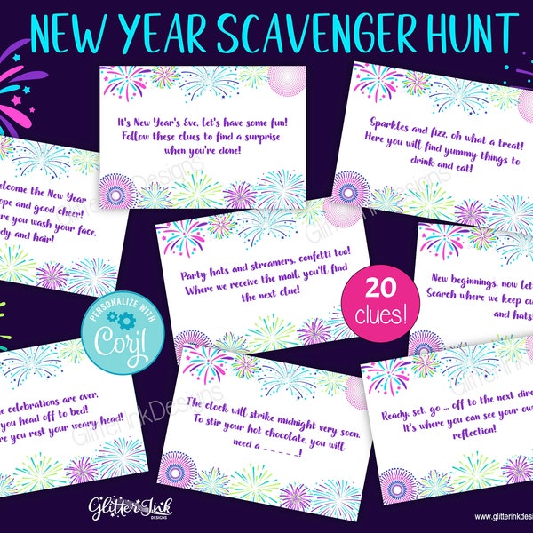 New Years Eve Games - Etsy