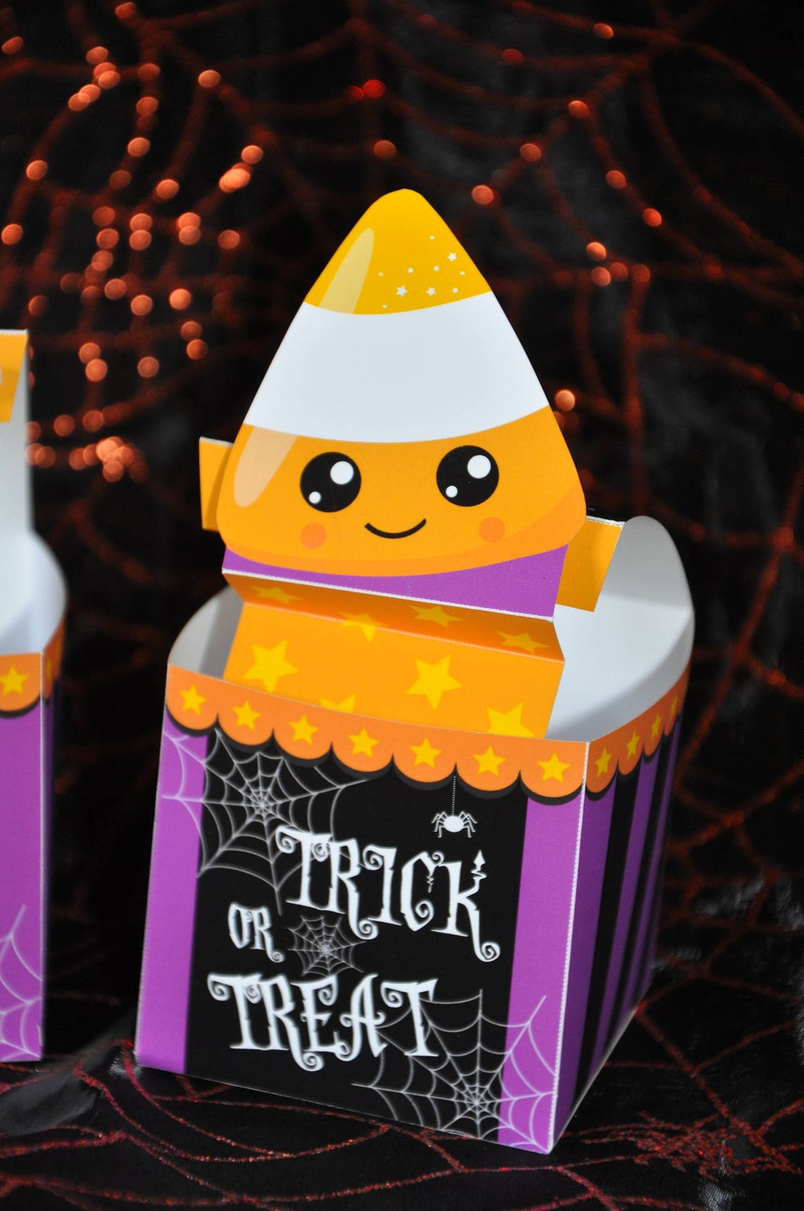 Halloween Treat Box / Printable Halloween Decorations Cute | Etsy