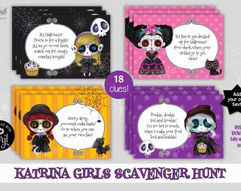 Skeleton Scavenger Hunt Clues - Etsy