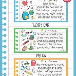 Classroom Scavenger Hunt Rhyming Riddle Clue Cards, Back to School ...