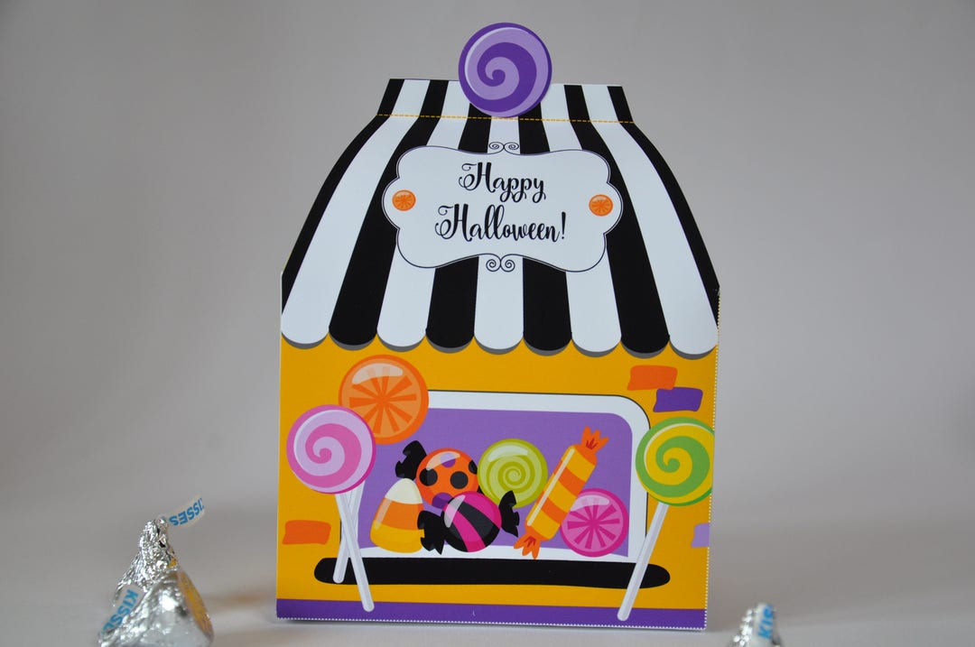 Halloween Candy Store Treat Box / Halloween Candy Box Pdf Party ...
