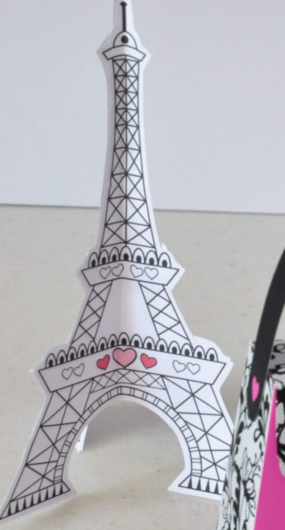 Paris Party Eiffel Tower Printable Party Decor, Ooh La La Theme Cake ...
