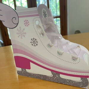 Ice Skate Favor Box / Ice Skating Party Favors / Ice Princess Skate ...