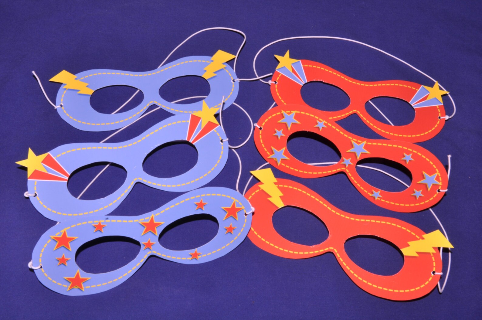 Super Heroes Party Pdf Printable Superhero Eye Masks / Face Masks ...