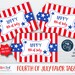 4th of July Favor Tags / Fourth of July Patriotic Party Stars and ...