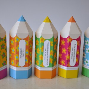 Back to School Printable Pencil Box Template, DIY Teacher Appreciation ...