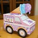 Ice Cream Truck Printable Favor Box / DIY Ice Cream Party - Etsy