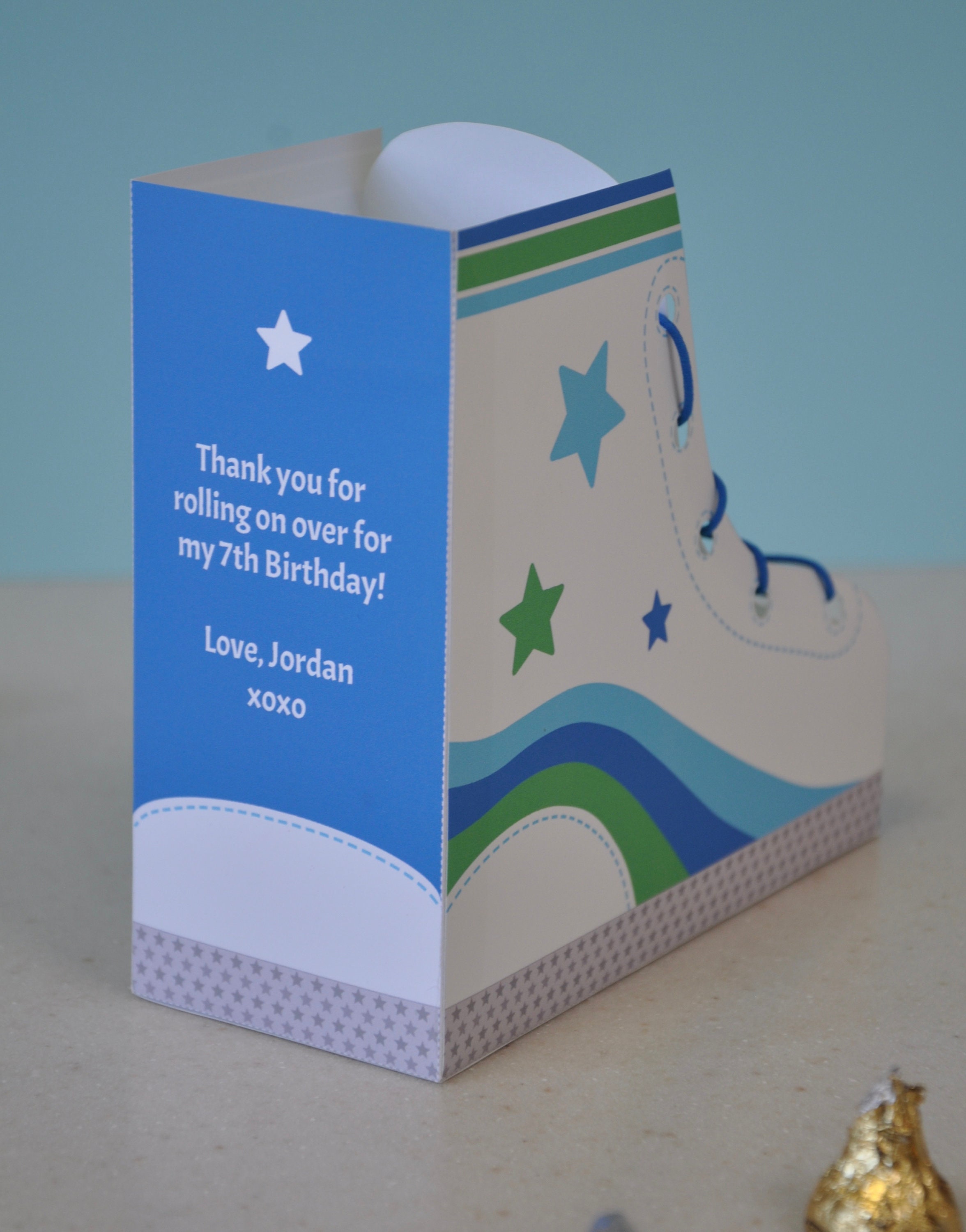 Roller skate party favor boxes / Roller skate party favors | Etsy