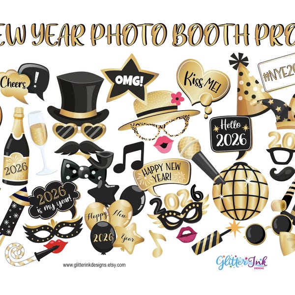 2026 New Years Props - Etsy UK