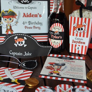 Pirate Party Decorations / Printable Pirate Birthday Decor / Pirate ...