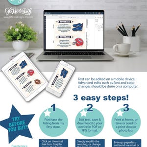 American Football Scavenger Hunt & Printable Tickets, Super Bowl Party ...