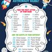 Boy Astronaut Name Game / Printable Outer Space Party Game / Rocket ...