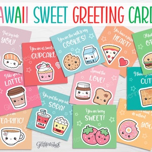 Cute Kawaii Lunch Box Notes / Better Together Sweet Love Notes ...