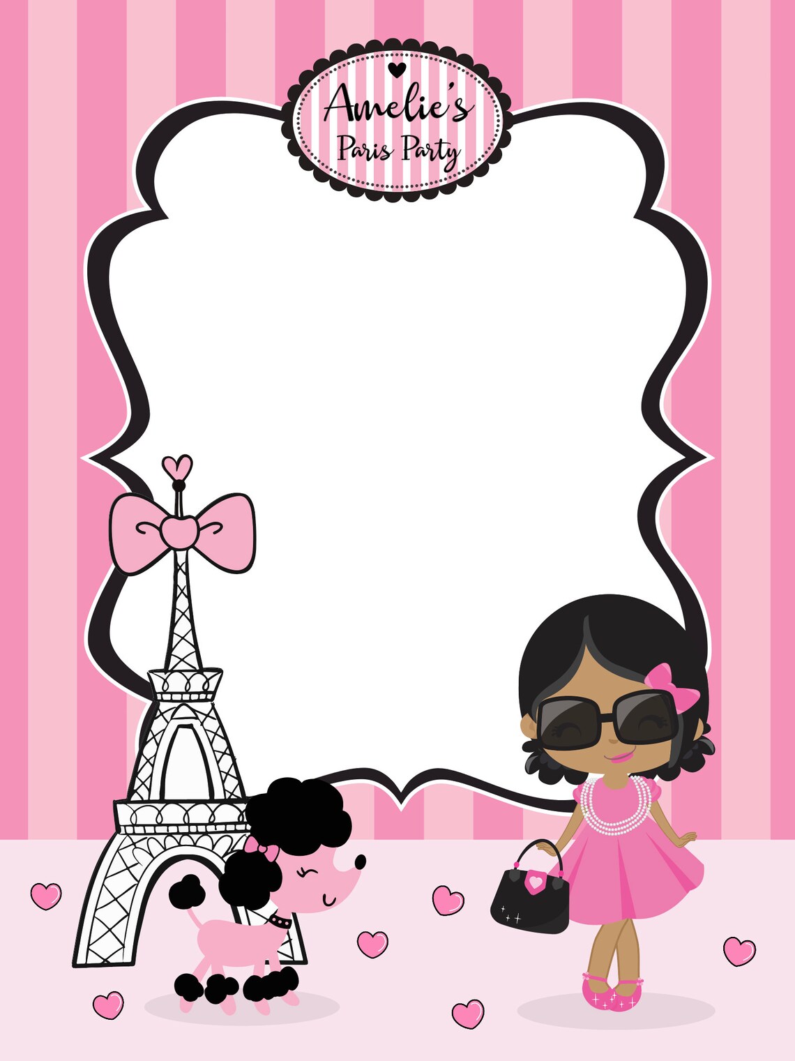 PRINTABLE Paris Theme Party Photo Booth Frame / Paris Party Backdrop ...