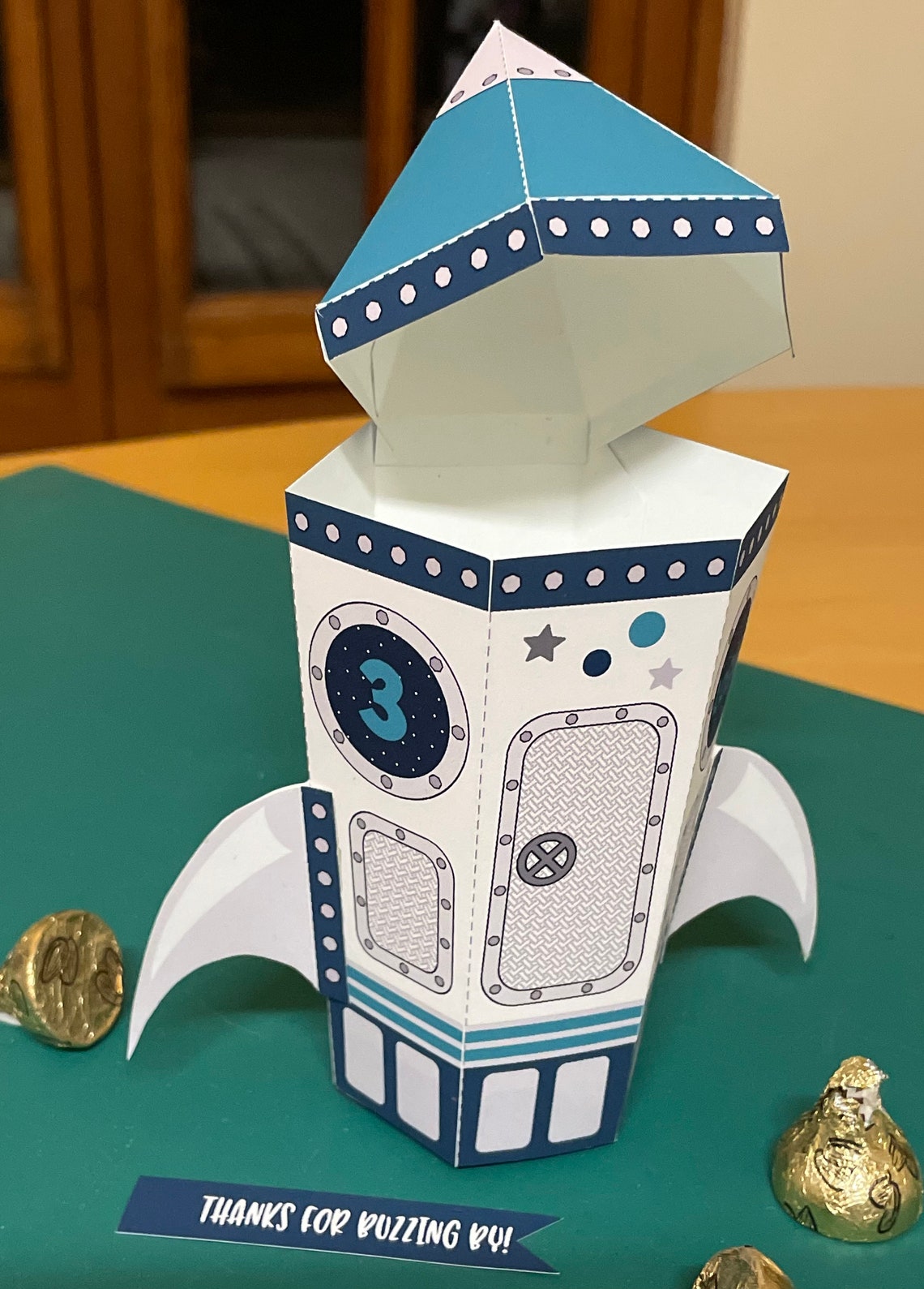 Outer Space Party Rocket Favor Boxes / Space Party Favors / - Etsy