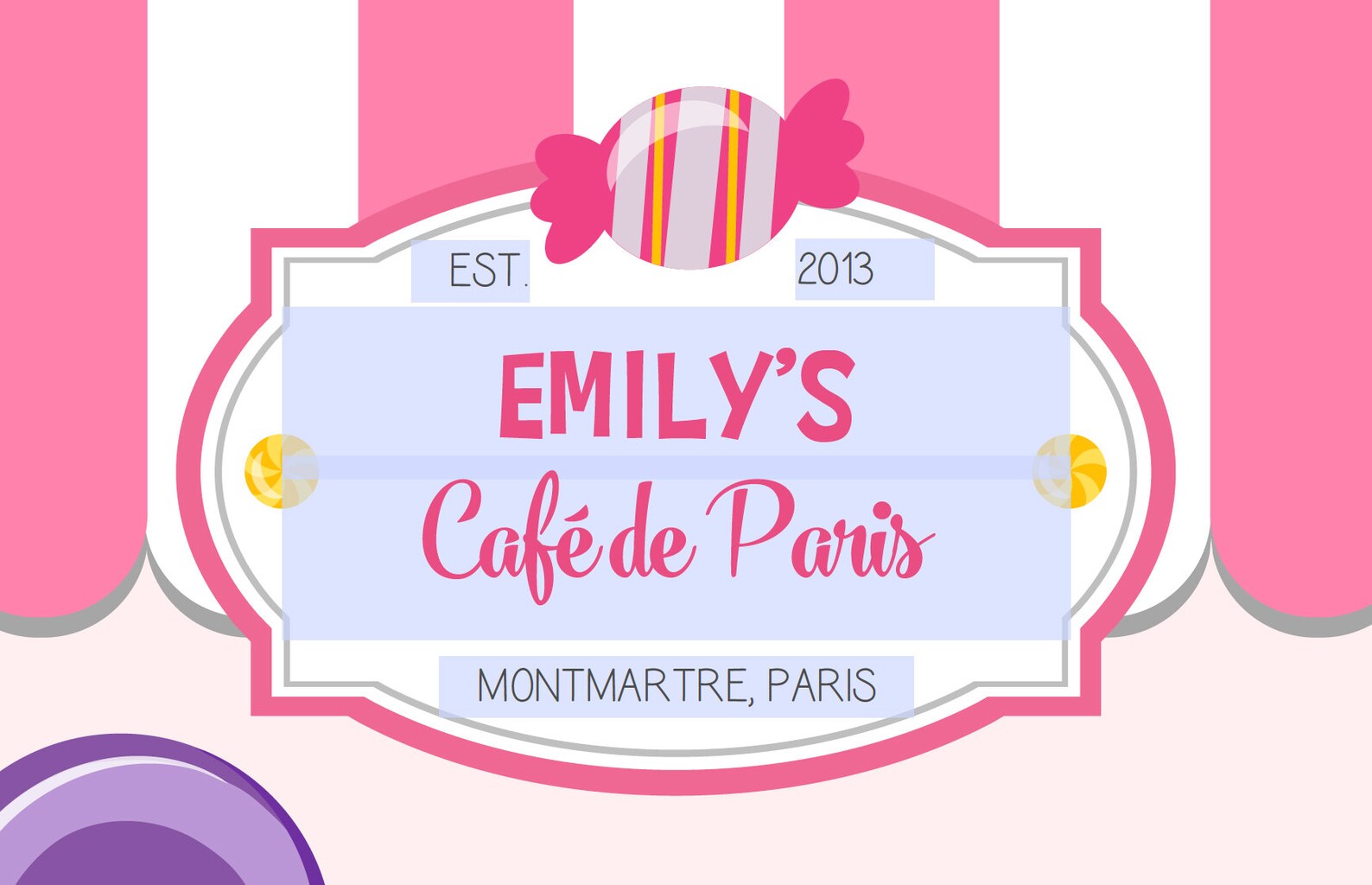 PRINTABLE 24x36 Bakery Party Backdrop / Bake Shoppe - Etsy