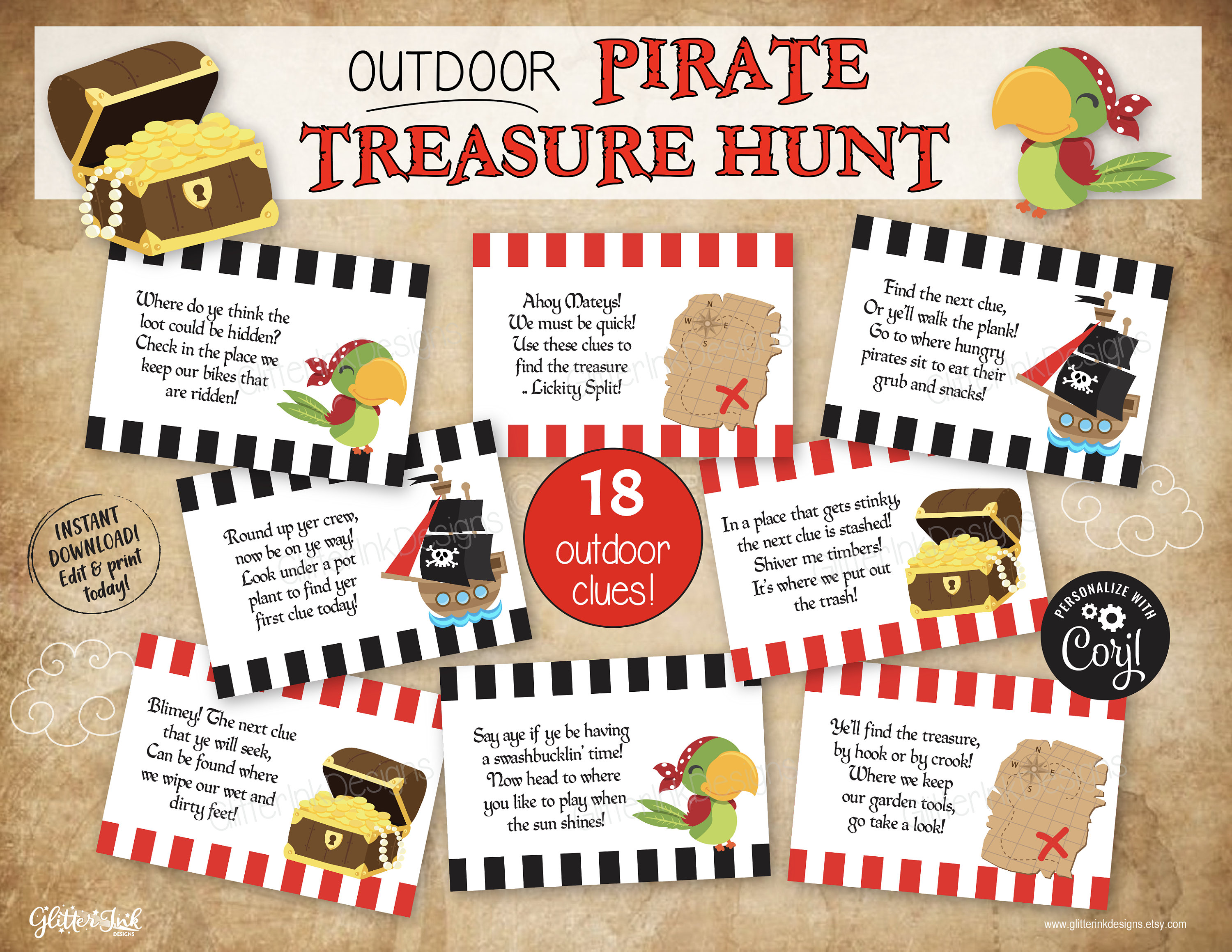 Pirates Treasure Hunt Images
