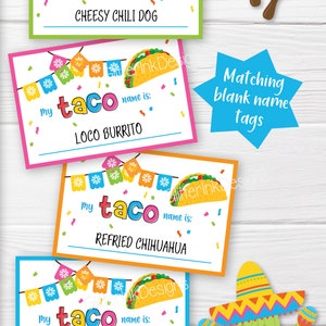 What's Your Taco Name Printable Party Game, Taco Tuesday Nickname ...