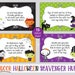 Indoor Halloween Scavenger Hunt Clue Cards / Kids Halloween Treasure ...