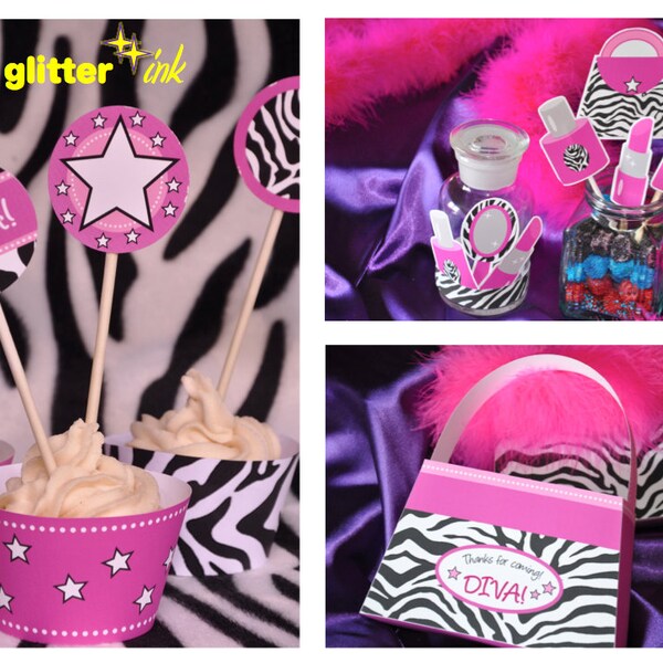 Hot Pink and Zebra - Etsy