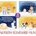 Nativity Scene Christmas Scavenger Hunt Clue Cards / Christmas Treasure ...