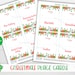 Christmas Table Printable Place Settings / Christmas Decor Editable ...