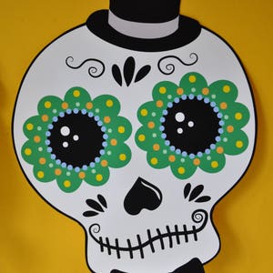 Day of the Dead Photo Booth Props / Dia De Los Muertos Printable Sugar ...