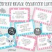 Twins Baby Shower Bingo Cards With Markers / Twin Girls Boys Printable ...