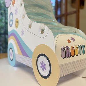 GROOVY Roller Skate Party Favor Boxes / Skate Favors Treat Box ...