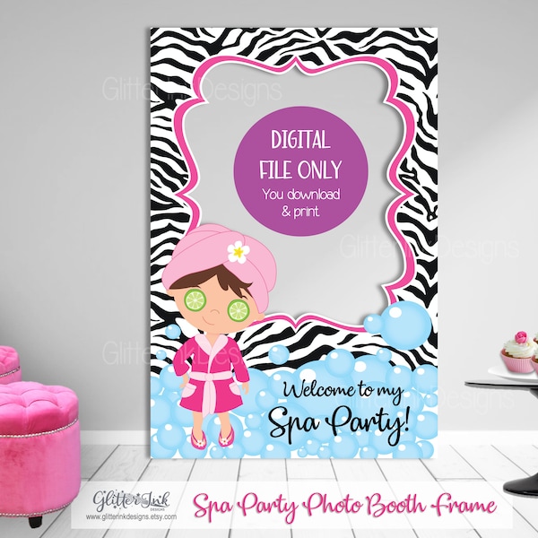Spa Party Photo Booth - Etsy