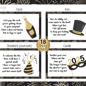 2025 New Years Eve Scavenger Hunt for Teens / Teenager New Year's Eve ...