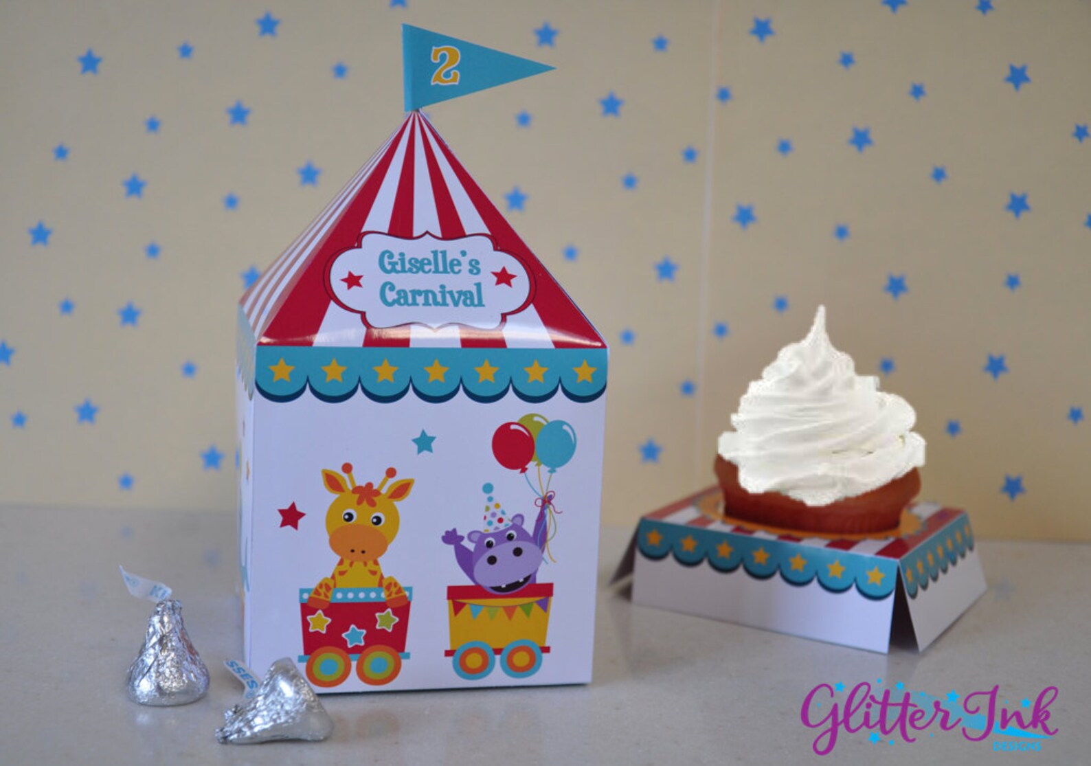 Circus Party Favor Box / Circus Treat Boxes / Carnival Party / - Etsy
