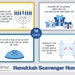 Hanukkah Scavenger Hunt Clue Cards, Jewish Festival of Lights Treasure ...