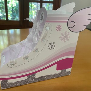 Ice Skate Favor Box / Ice Skating Party Favors / Ice Princess Skate ...