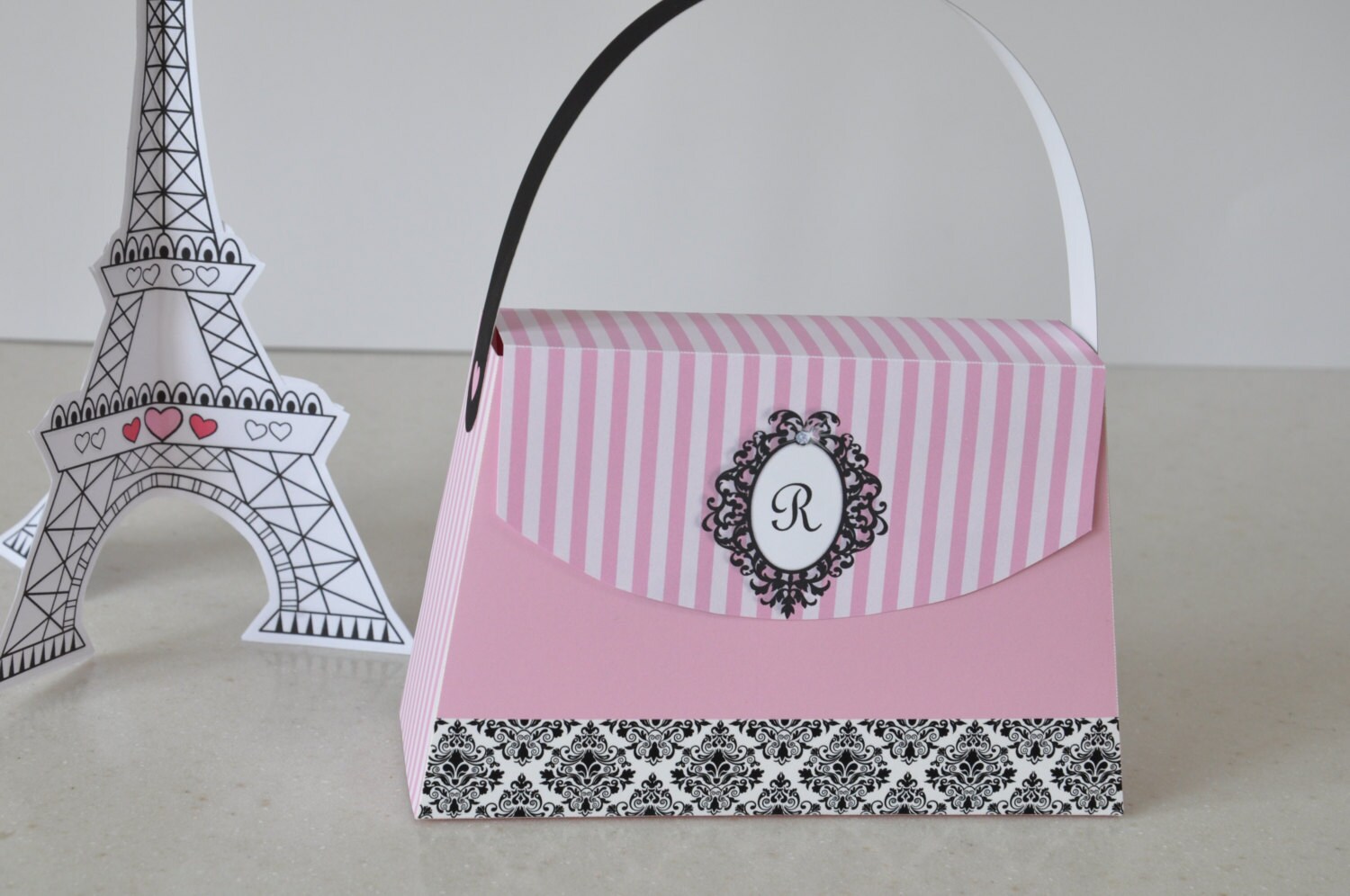Paris Party Purse Favor Box / Printable Purse Party Favors in - Etsy