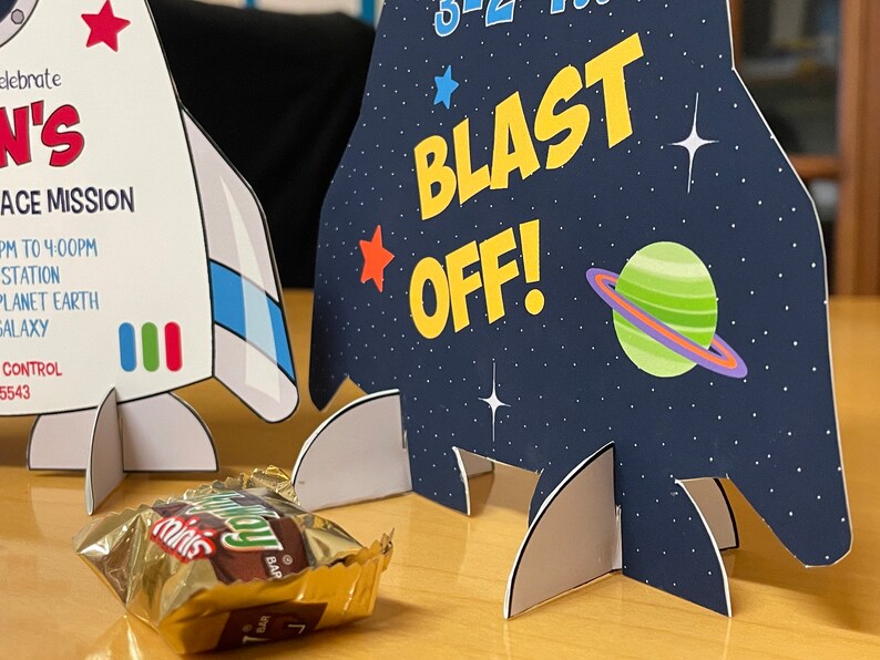 Outer Space Party Printable Invitation / Astronaut Birthday - Etsy