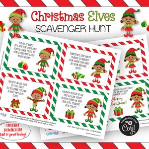Christmas Elves Cruise Surprise Trip Reveal Scavenger Hunt & Boarding ...