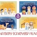 Nativity Scene Christmas Scavenger Hunt Clue Cards / Christmas Treasure ...