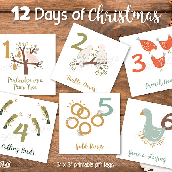 12 Days of Christmas Secret Santa - Etsy