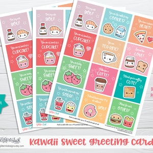 Cute Kawaii Lunch Box Notes / Better Together Sweet Love Notes | Etsy